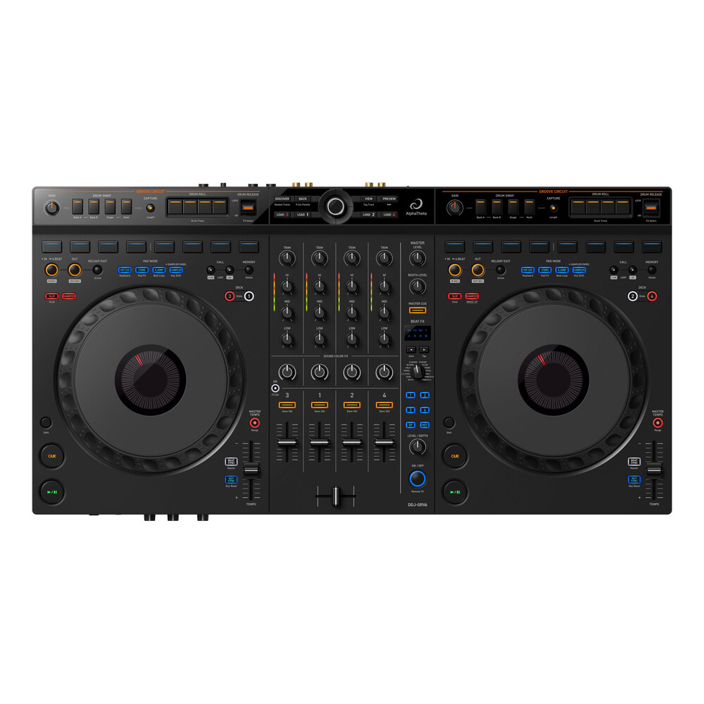 DJ Controller : DDJ GRV6 4-Channel Performance DJ Controller