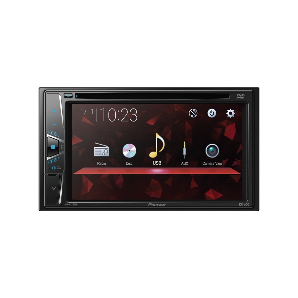 AV Receivers : AVH-G125DVD In-Dash Double-DIN DVD Multimedia AV Receiver